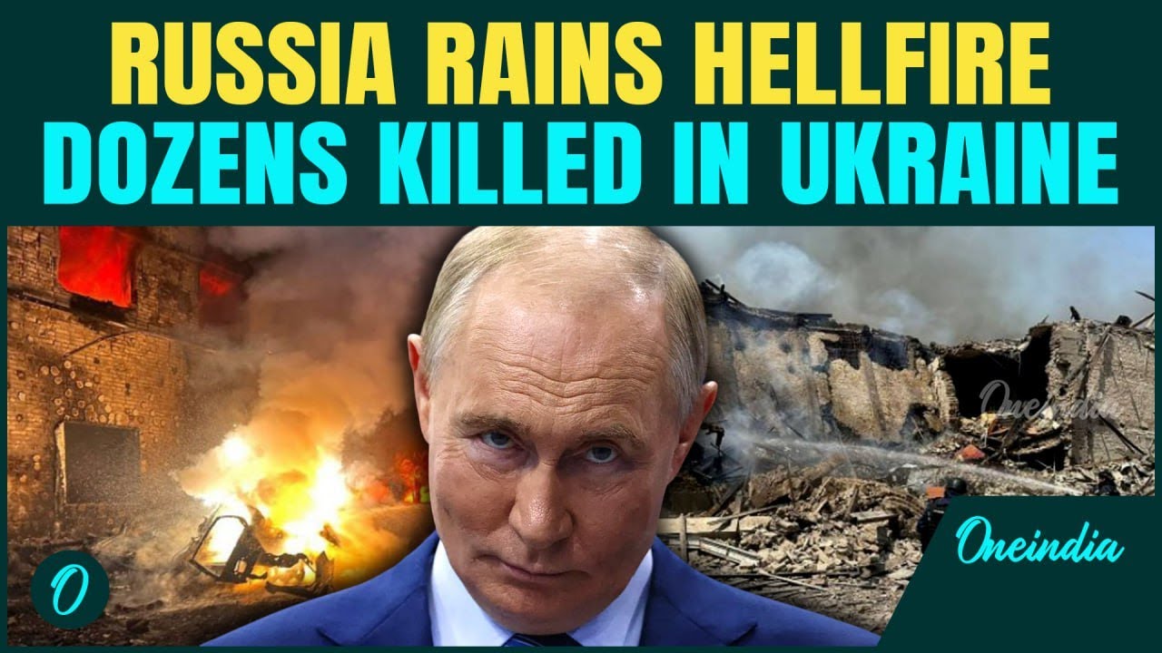 Disturbing Moment On Cam: Russia Rains 623 Missiles All Across Ukraine ...