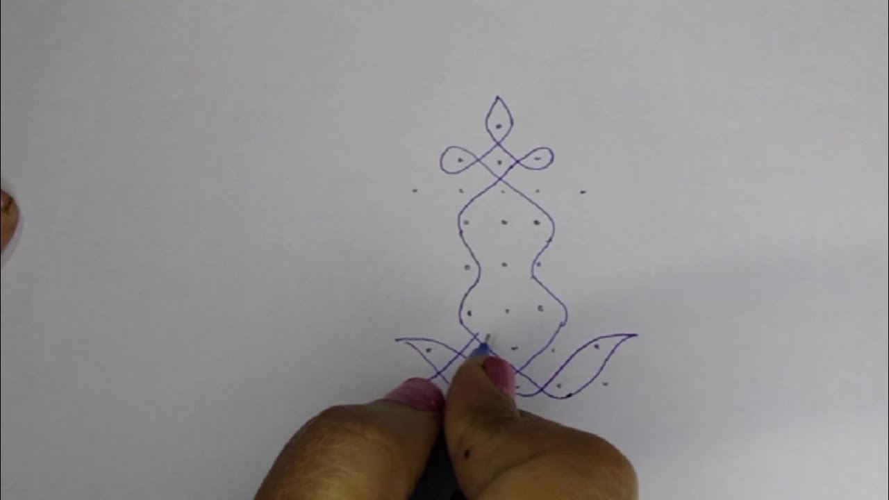 Ratham muggulu|Ratham rangoliChariot muggulu|Simple and easy ratham ...