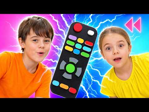 Anabella and Bogdan Show FIND A Magic REMOTE CONTROL