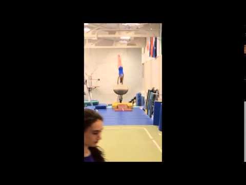 Training Skill: Layout Yurchenko half - YouTube