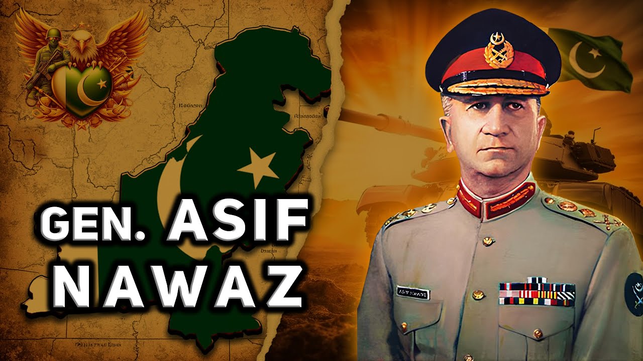 Pakistan's MOST HONORED General ASIF NAWAZ Janjua | 10th Chief of Army ...