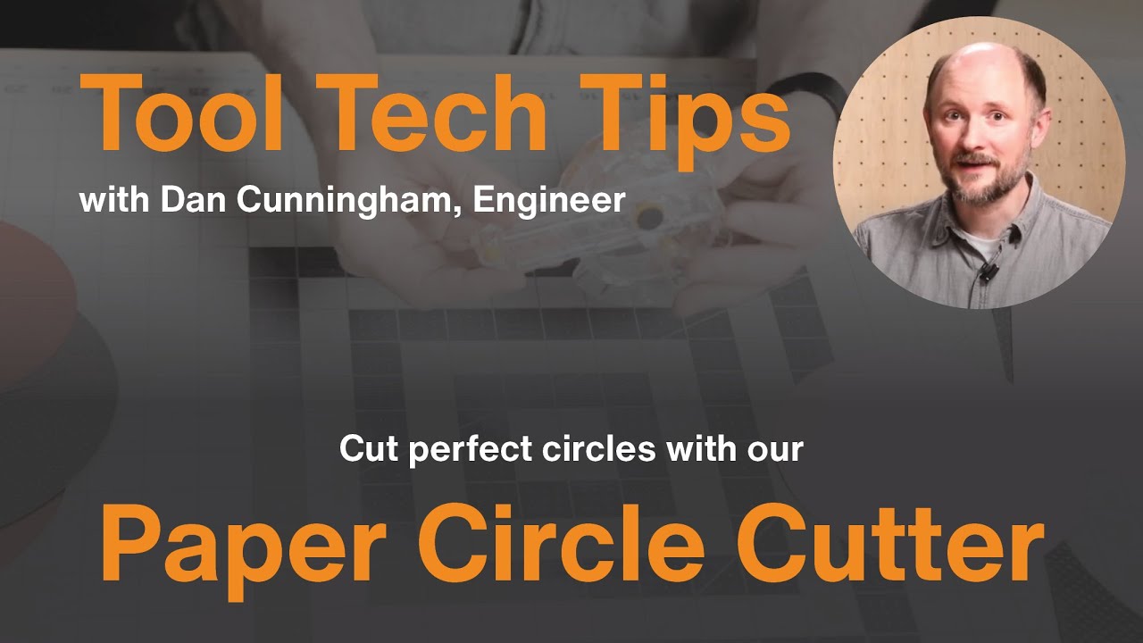 Tool Tech Tips with Dan: Cut perfect circles with Fiskars Paper Circle ...