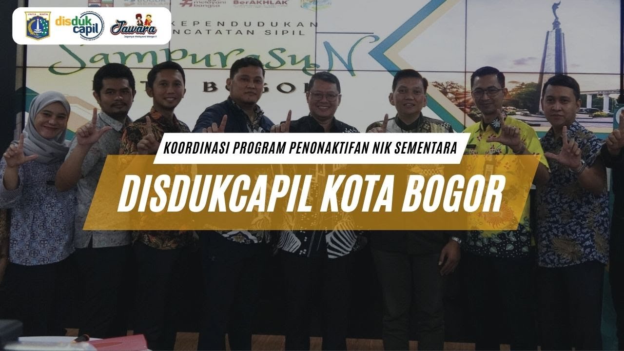 Koordinasi Program Penonaktifan NIK Sementara dengan Disdukcapil Kota ...