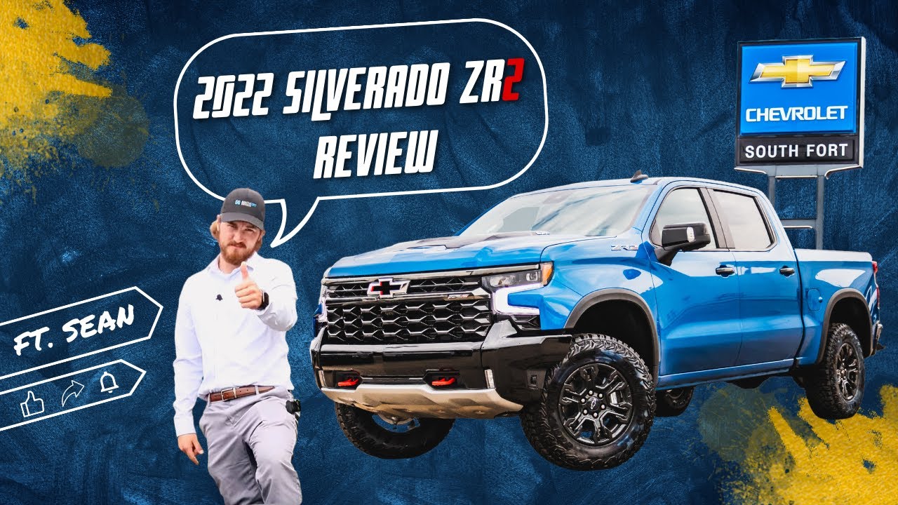 2022 Chevrolet Silverado 1500 ZR2 Glacier Blue Metallic Review - YouTube