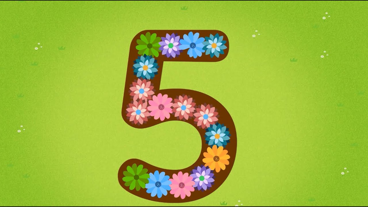 👩‍🎓LESSON// LESSON 7: Learn The Number 5 - YouTube