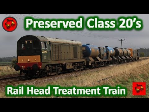 Preserved Class 20’s (20007 and 20205 RHTT) - YouTube