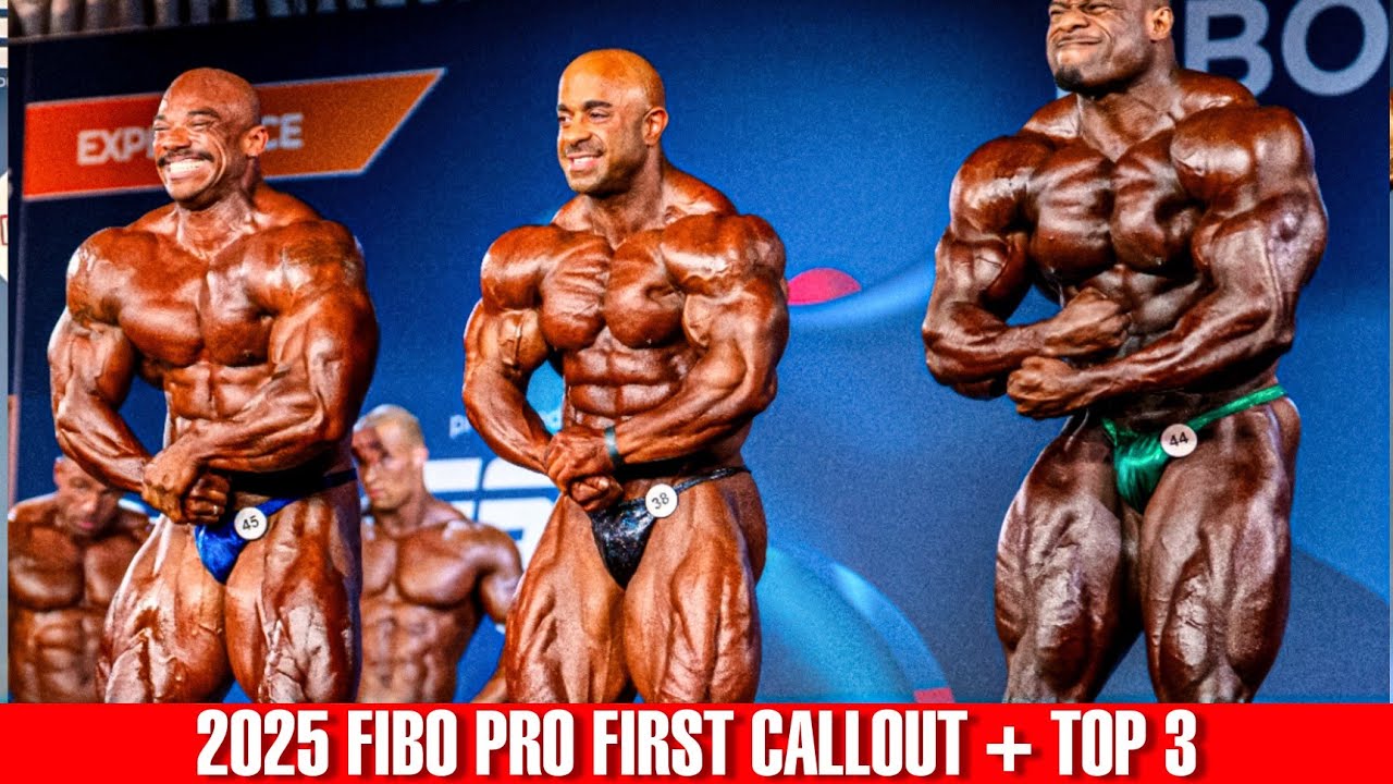 2025 Fibo Championship Open Bodybuilding First Callout + Fibo Pro Top 3 ...