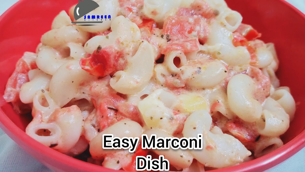 Mouthwatering easy Marconi dish | Cheese Macaroni | - YouTube