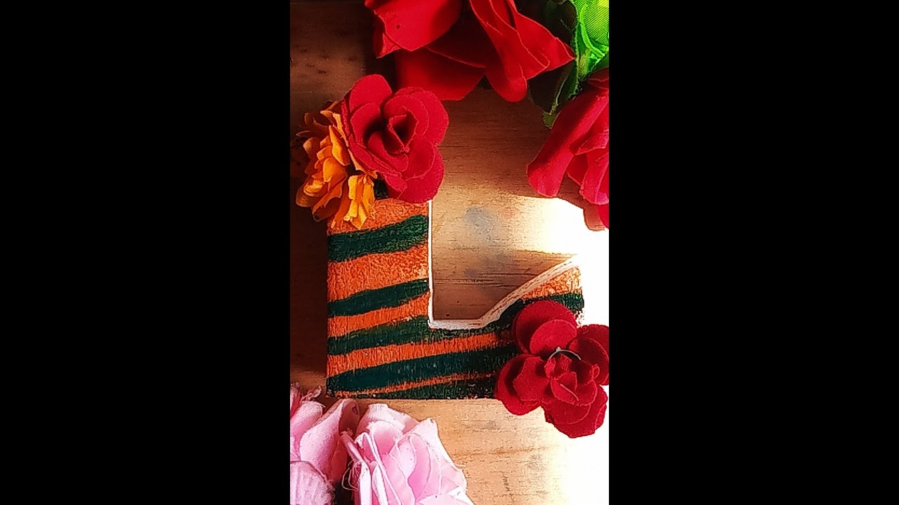 How to make diy 3d letters|3d letters acrylic|Diy 3d letters - YouTube