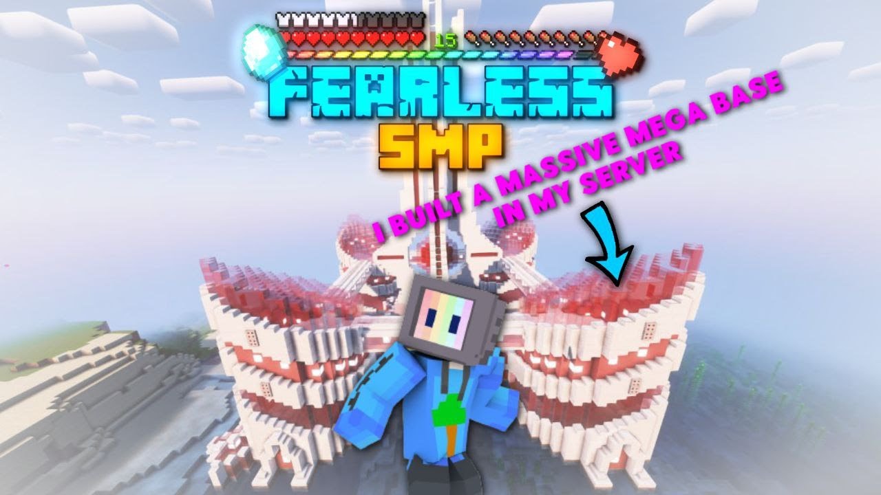 Mega Base ကြီး☠️😱!!! I built a massive futuristic mega base in ...