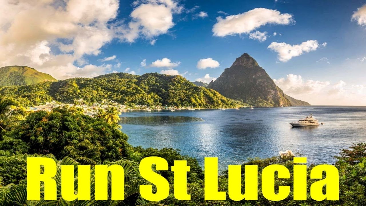 Virtual Treadmill Run St. Lucia 4K - YouTube
