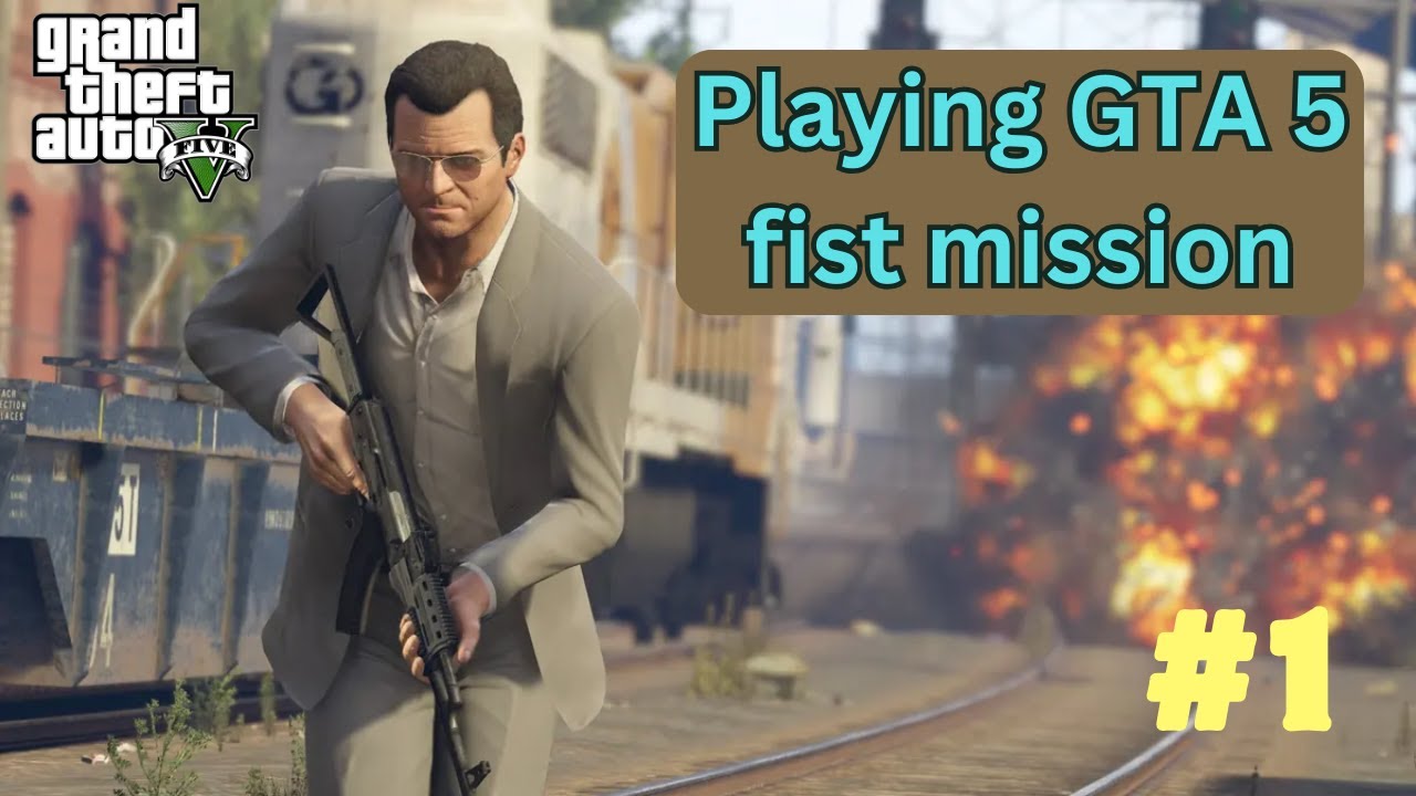 playing GTA 5 first mission|first mission of gta 5|gta 5 - first ...