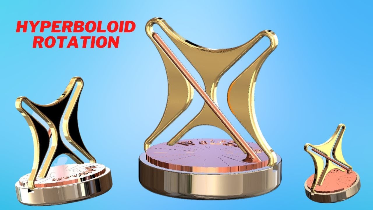 Hyperboloid rotation. - YouTube