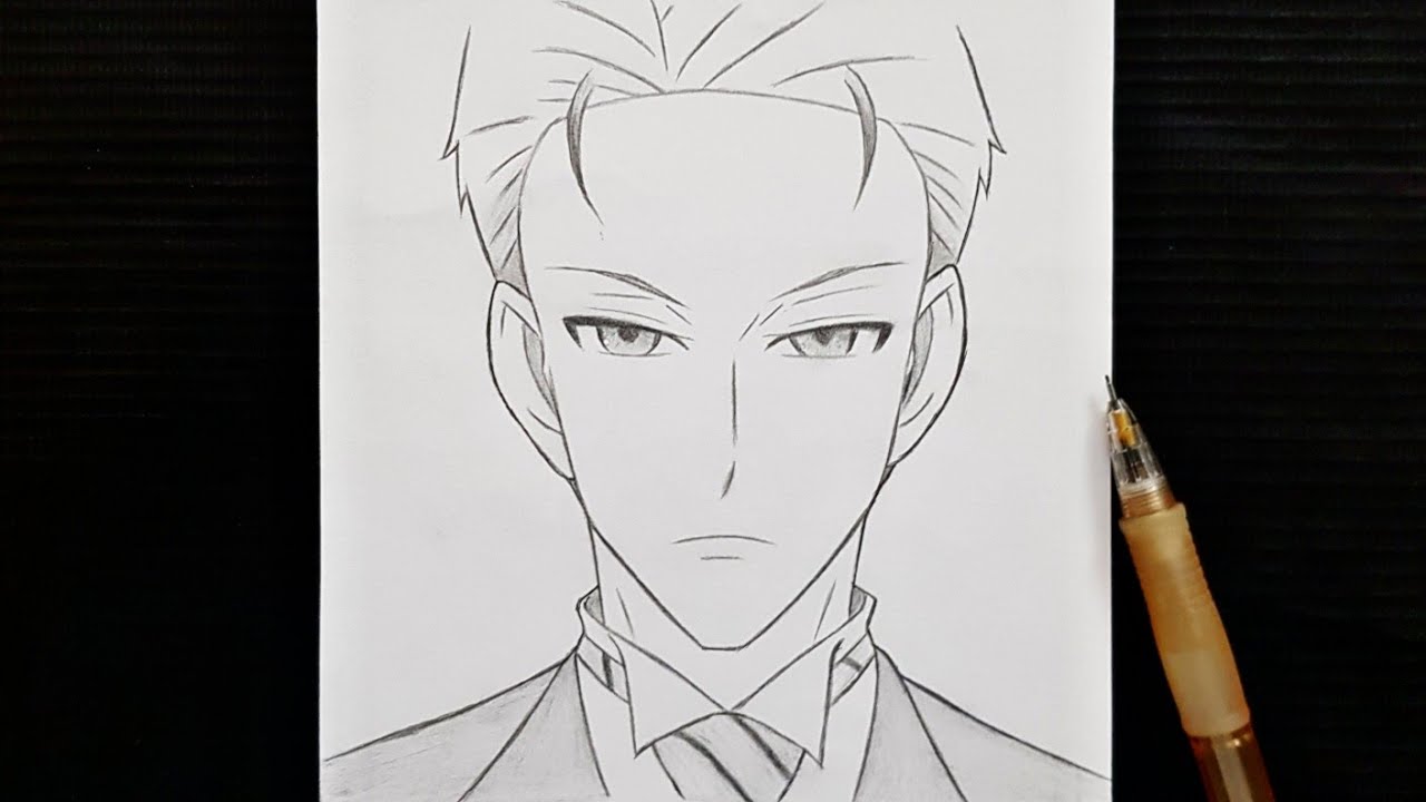 How to draw Loid - Spy x Family | Loid Forger step by step | easy anime ...