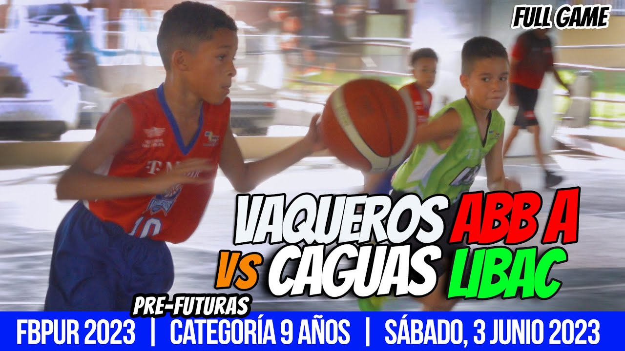 Caguas Libac A vs Vaqueros ABB A, Liga Mini FBPUR, Pre Futuras 9U ...