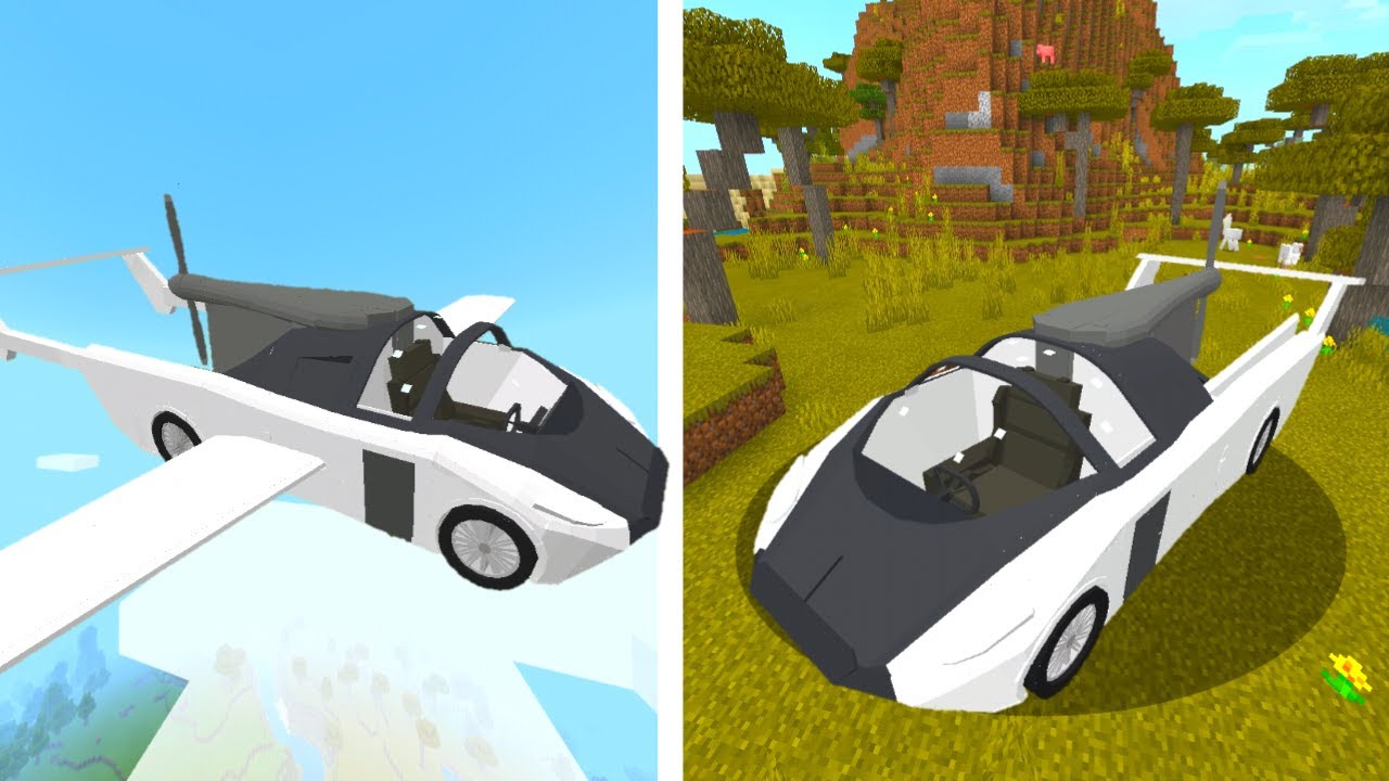 FLYING CAR (Addon) | Minecraft - YouTube