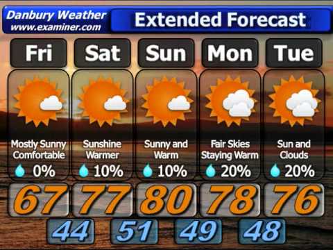 Danbury Weather Forecast: Friday, October 7th - YouTube