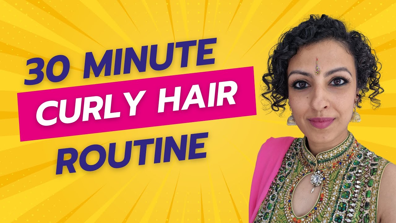 CURL ROUTINE IN A RUSH (30 mins) - YouTube