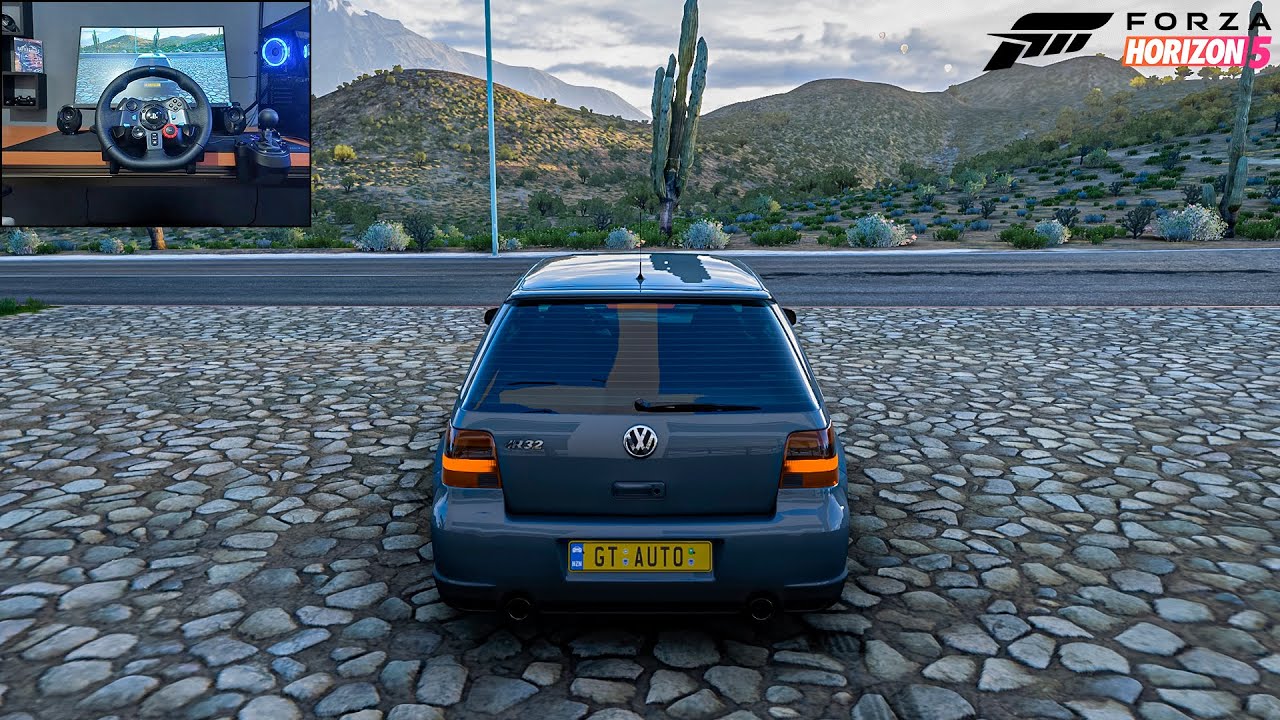 GOLF R32 | Forza Horizon 5 | Steering Wheel Gameplay - YouTube