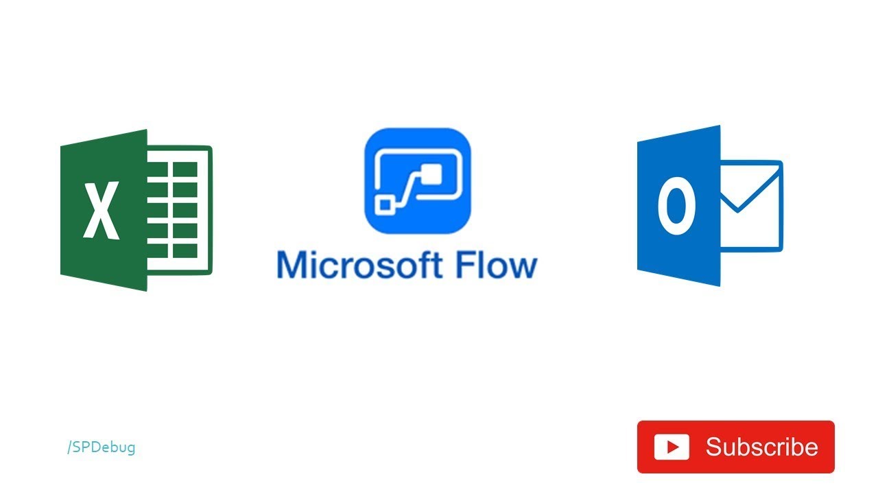 send bulk mails using excel and MS Flow - YouTube