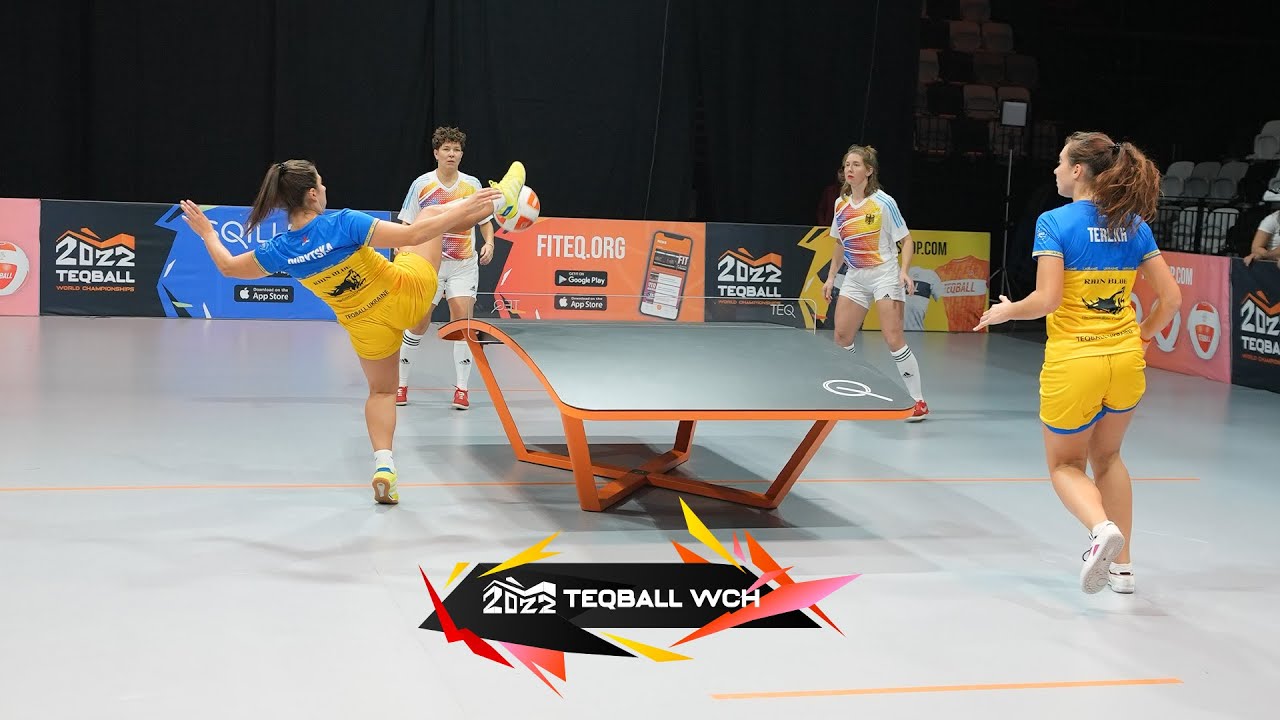 Germany vs Ukraine - Women's Doubles (Group Stages) - Teqball World ...