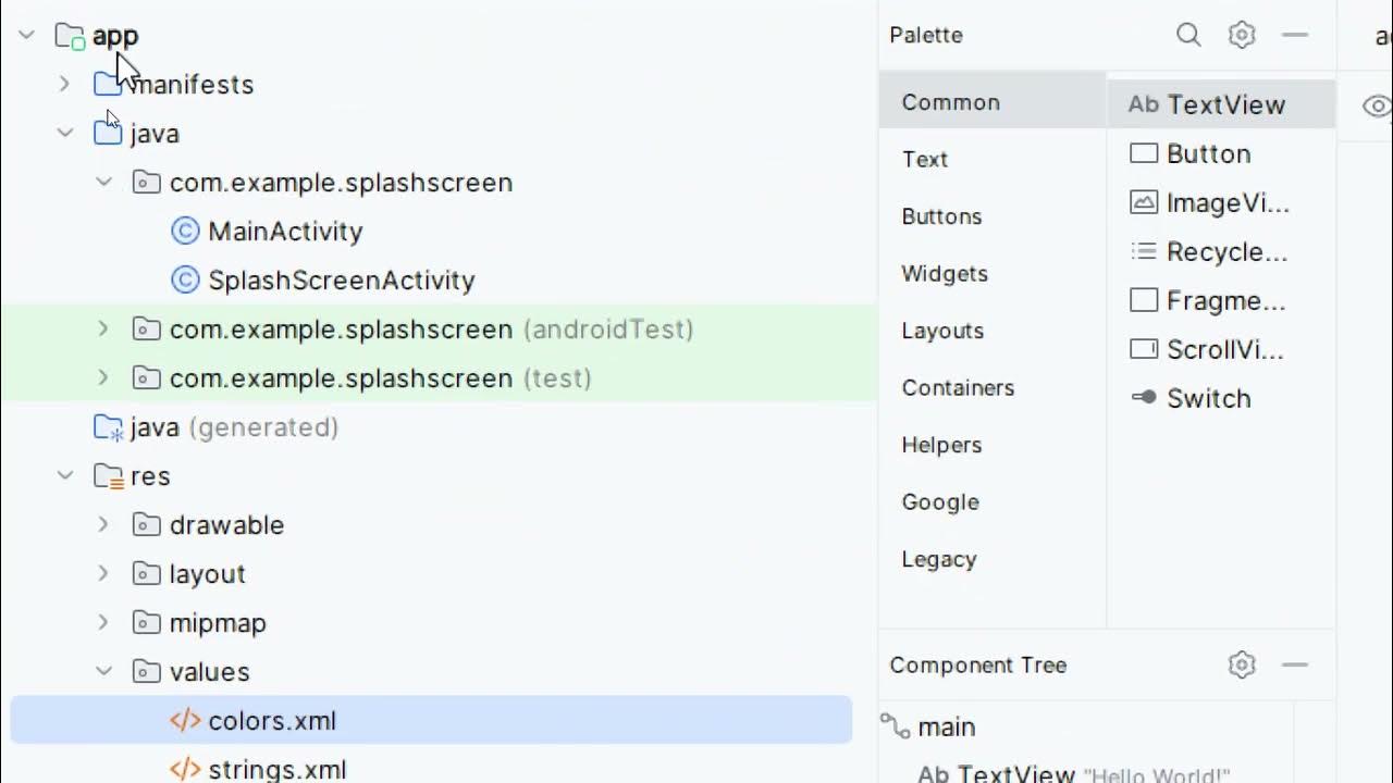 Splash screen and Alert dialog in android studio - YouTube