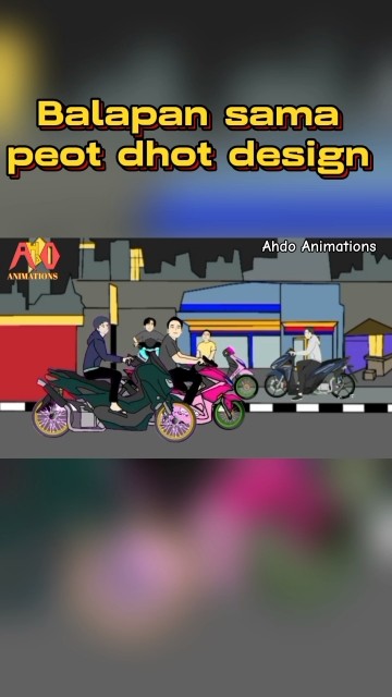 Balapan sama peot dhot design #animasi #subscribe - YouTube