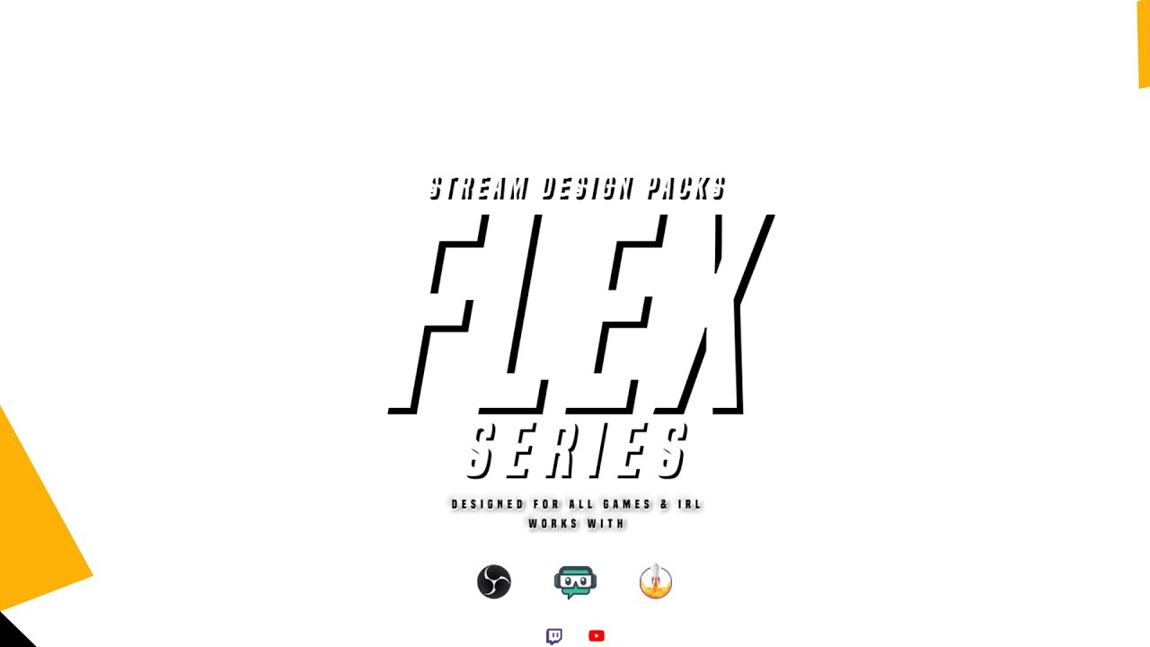 Animated Flex Overlay Package [Twitch/Youtube/Facebook/Co][OBS/SLOBS ...