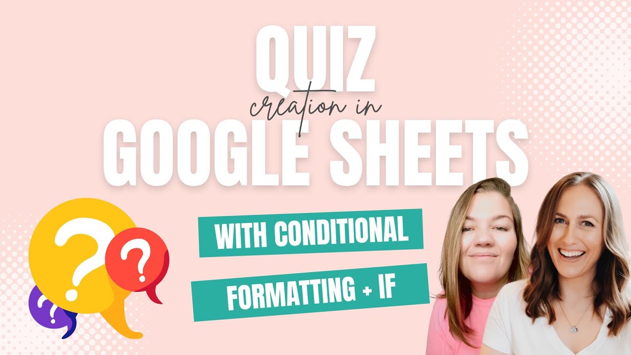 Creating a Quiz in Google Sheets - YouTube