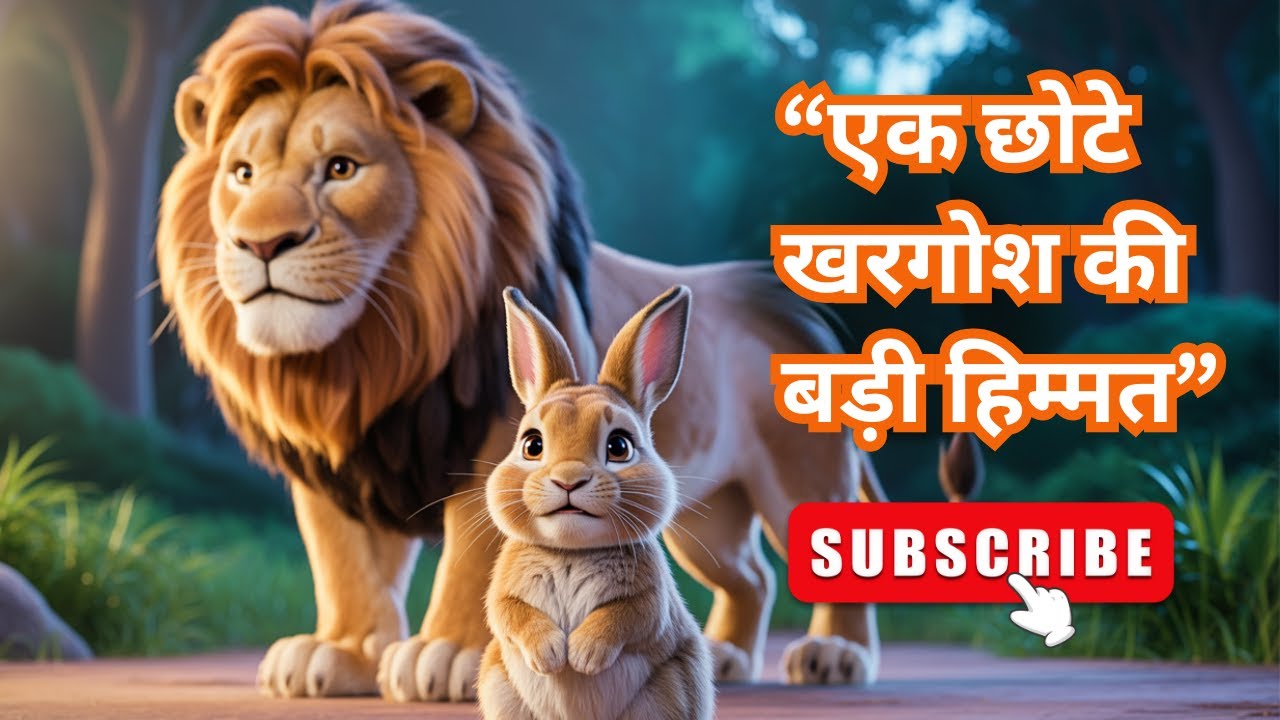 एक छोटे खरगोश की बड़ी हिम्मत | @kid_story world - YouTube