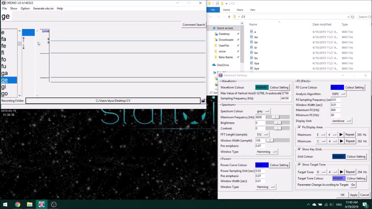 【UTAU Tutorial】 How To Record CV 【OREMO】 - YouTube