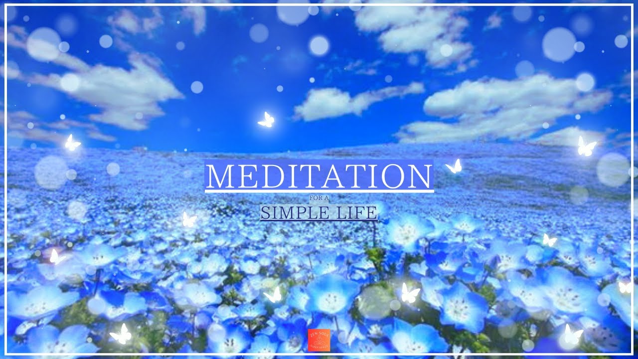Meditation to practice simple life & reaffirm values - YouTube