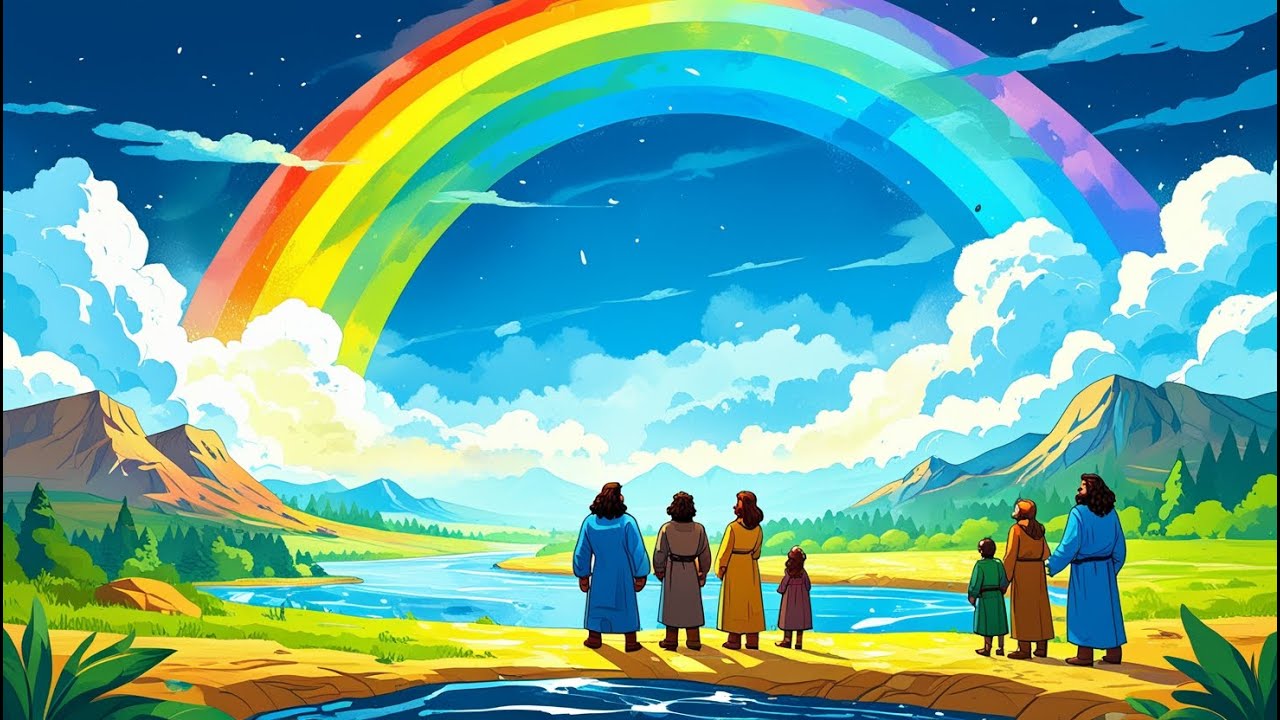 🌈 Noah’s Ark: God’s Promise & The First Rainbow! | Bible Stories for ...