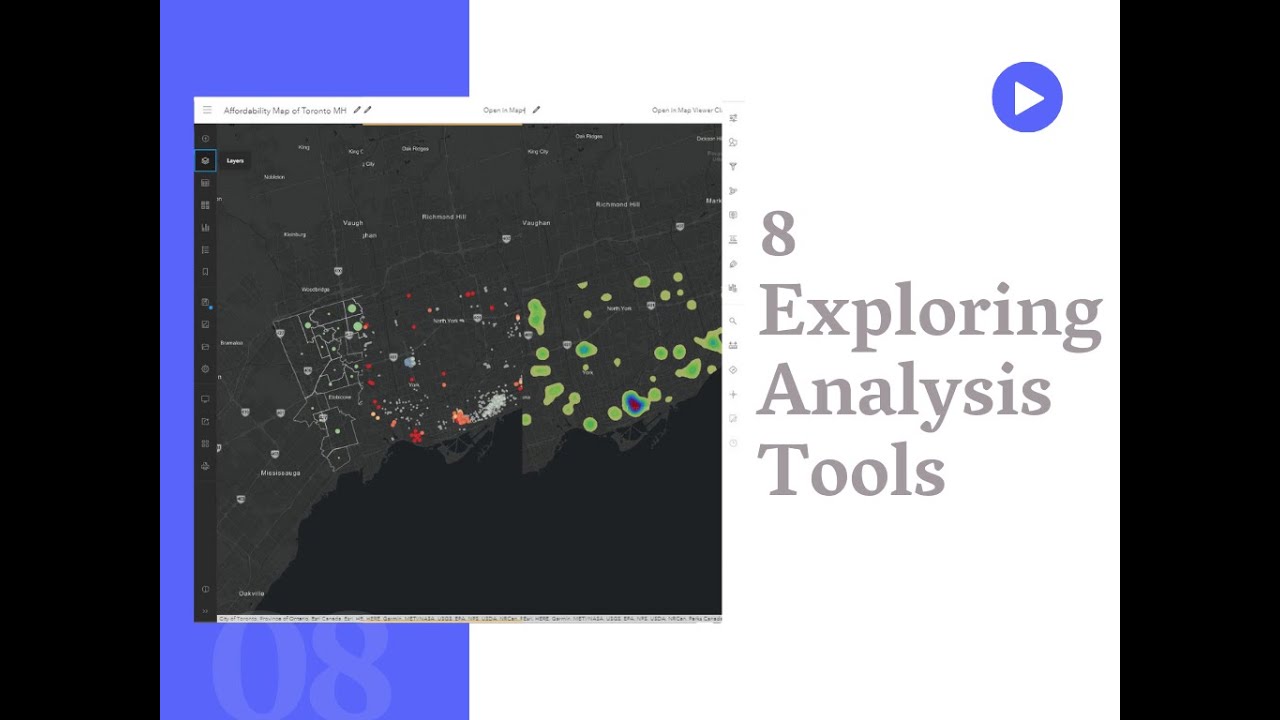 Analysis Tools in ArcGIS Online - YouTube