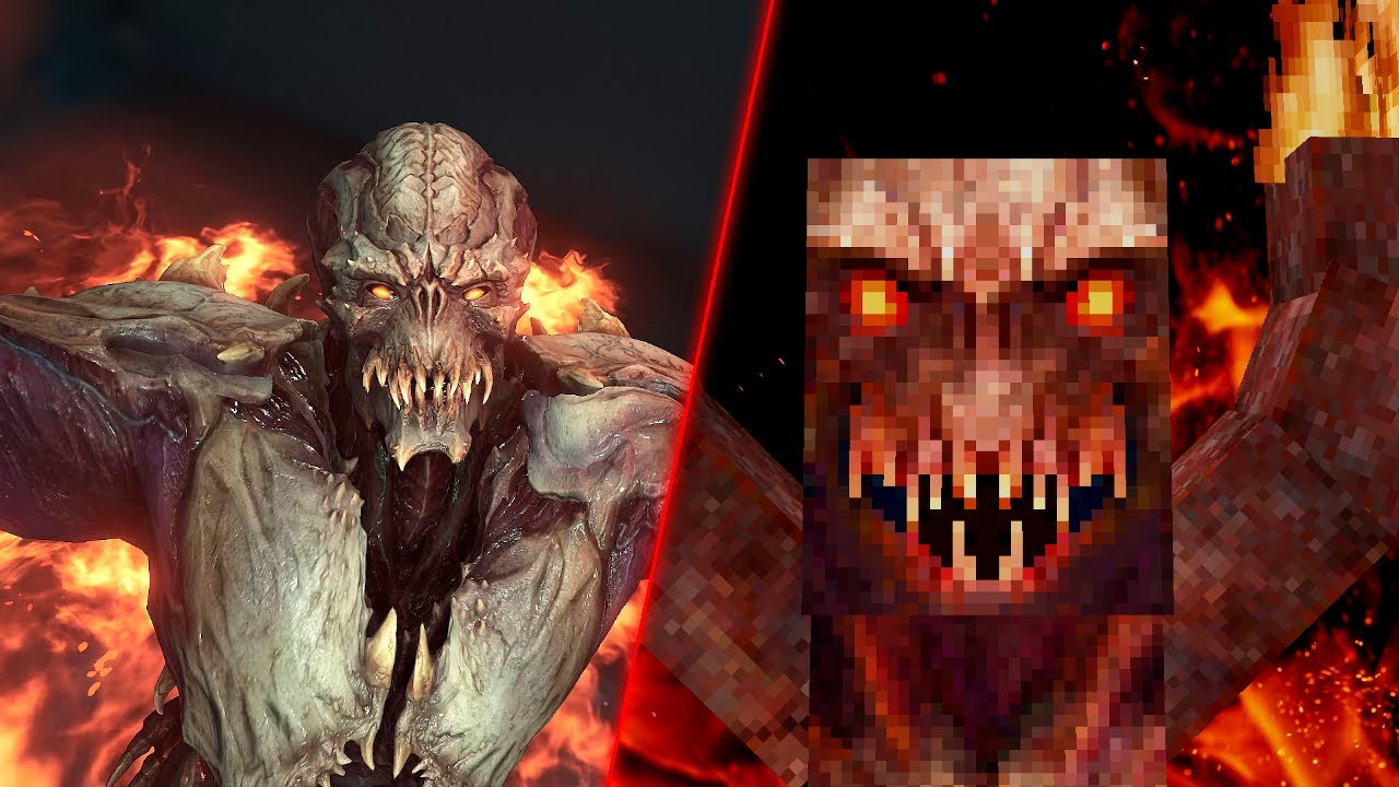 DOOM REMADE in Minecraft, and it's AWESOME! - YouTube