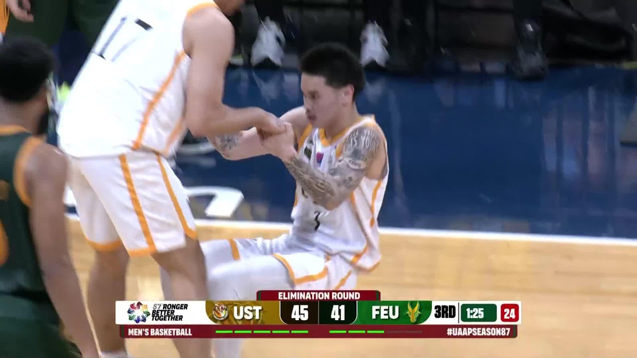 Kyle Paranada GROWLING ENERGY for UST vs. FEU | UAAP Season 87 Men's ...