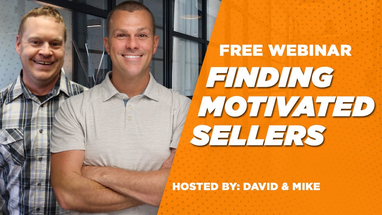 Finding Motivated Sellers - FREE WEBINAR - YouTube