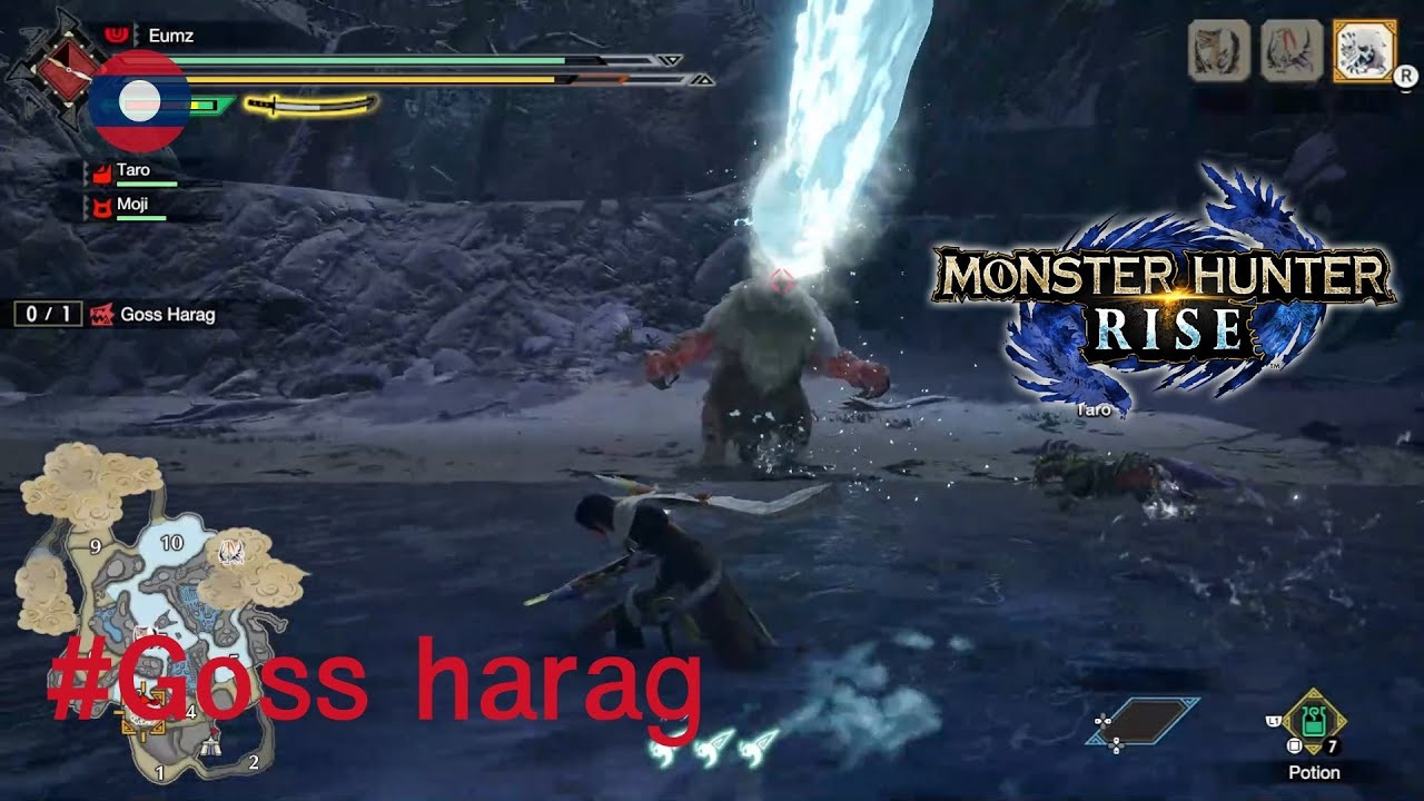Monster Hunter Rise - ອອກລ່າ Goss harag - YouTube