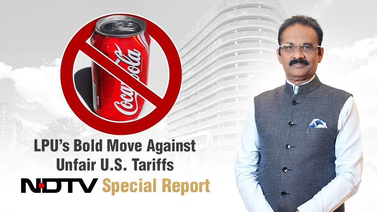 LPU’s Bold Move Against Unfair U.S. Tariffs: NDTV Special Report - YouTube