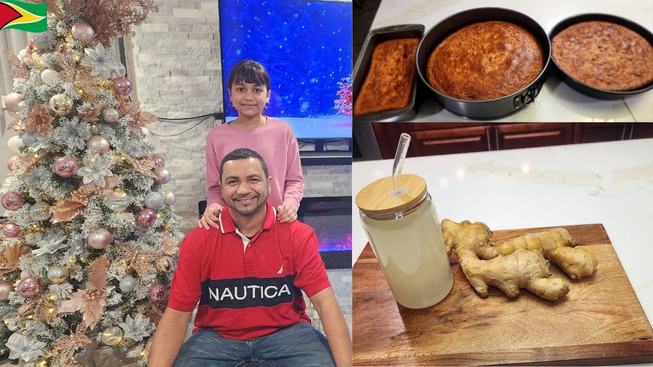 🇬🇾GUYANESE STYLE FRUIT CAKE | RUM CAKE HOMEMADE GINGER BEER AND ...
