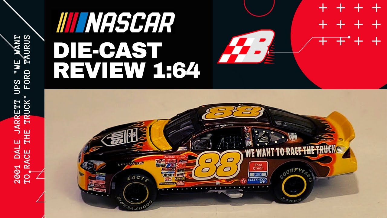 2001 Dale Jarrett UPS "We Want to Race the Truck" 1:64 (NASCAR Die-Cast ...