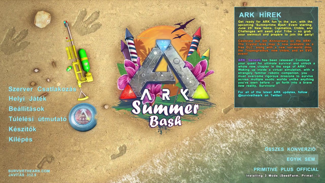 ARK: Survival Evolved Summer Bash 2020 Menu Theme - YouTube