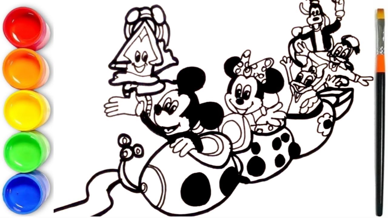 Mickey Mouse Funhouse, DRAWING Mickey Mouse, Minnie Mouse, Goofy ...