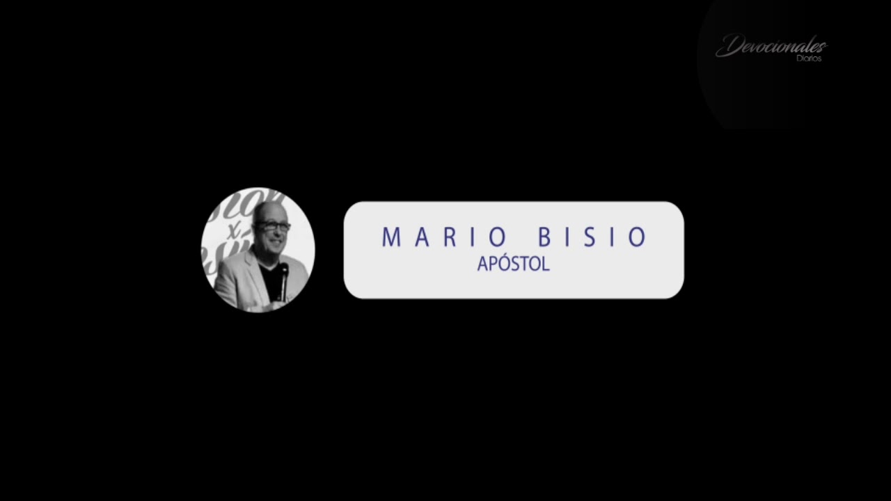 Devocional diario- Mario Bisio-Aps/ Ministerio PxJ 🇦🇷 - YouTube