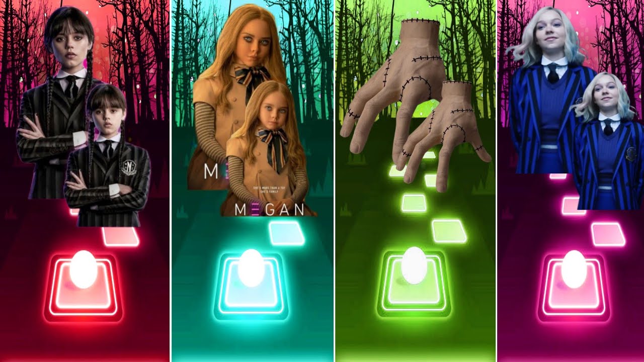 Wednesday Addams - Mega m3gan - Wednesday Hand - Lisa money Song ...