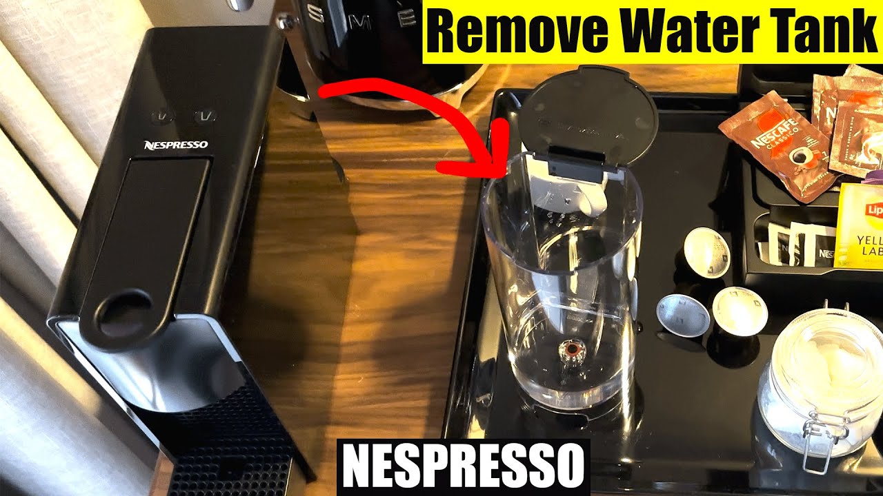 How to Remove NESPRESSO Water Tank - YouTube