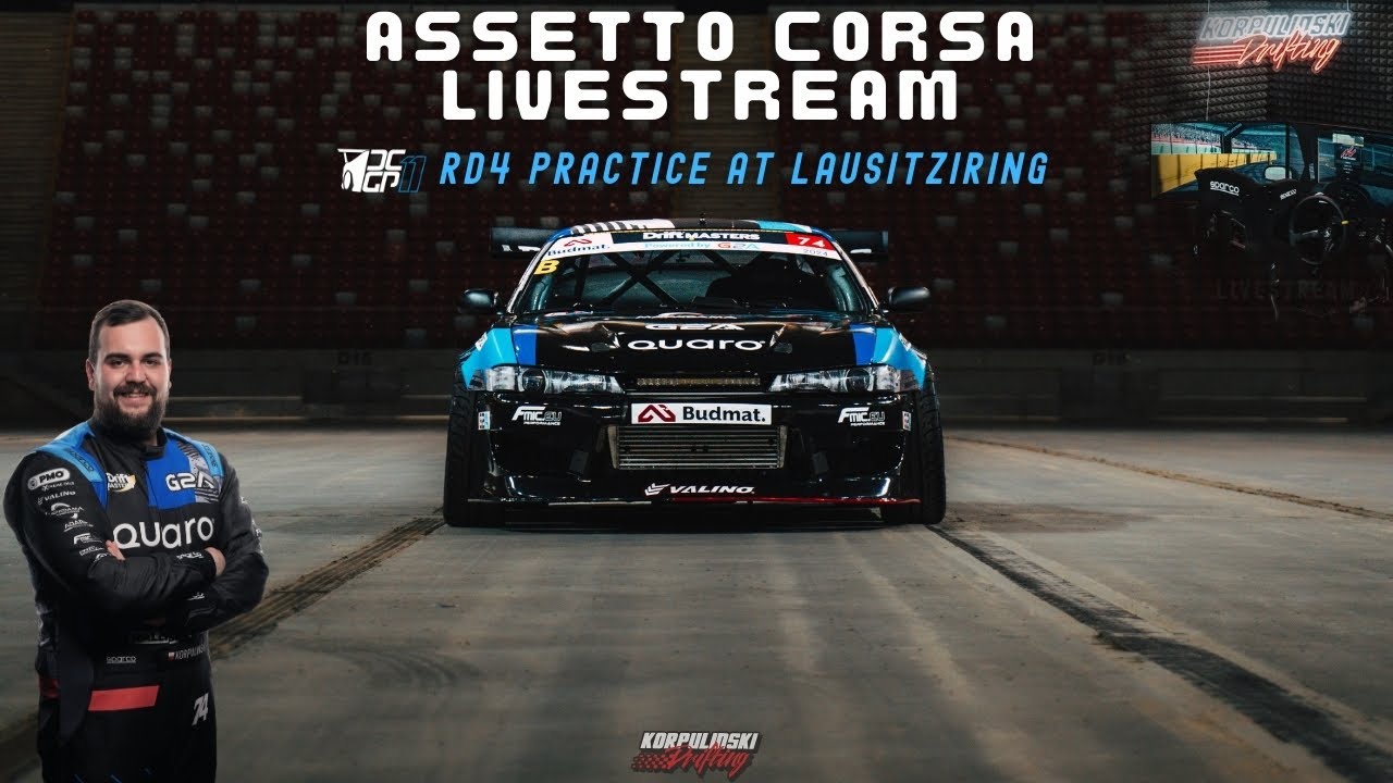 Drift Corner GP Round 4 PRACTICE Assetto Corsa LIVE! - YouTube