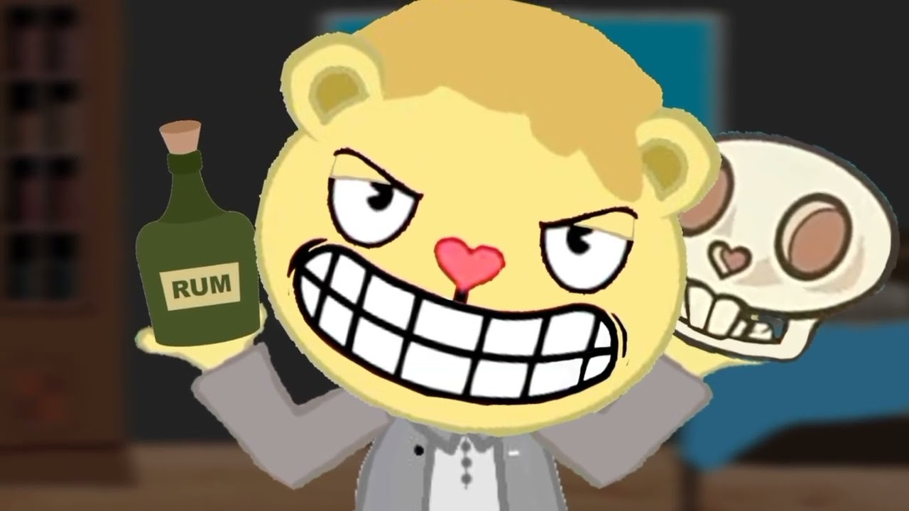 HAPPY TREE FRIENDS | Arty | Dr. Livesey walking MEME - YouTube