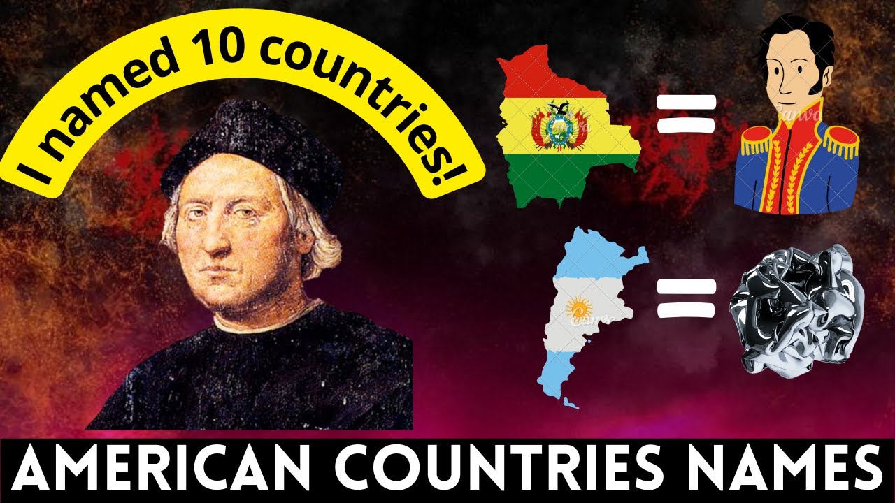 How Did Each AMERICAN Country Get Its Name?🌍 - YouTube