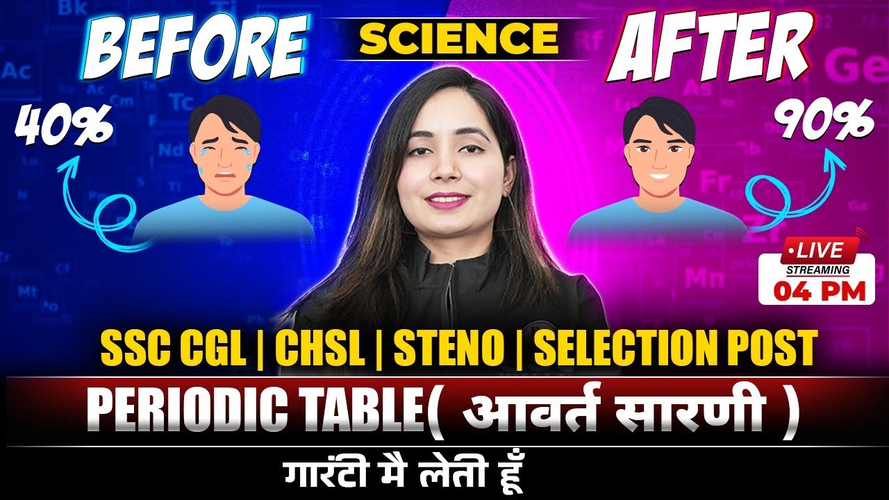 Science | Periodic Table | SSC CGL | CHSL | Steno | Selection Post by ...